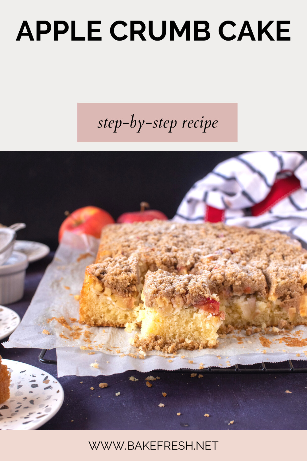 Apple Crumb Cake Recipe - Bake Fresh